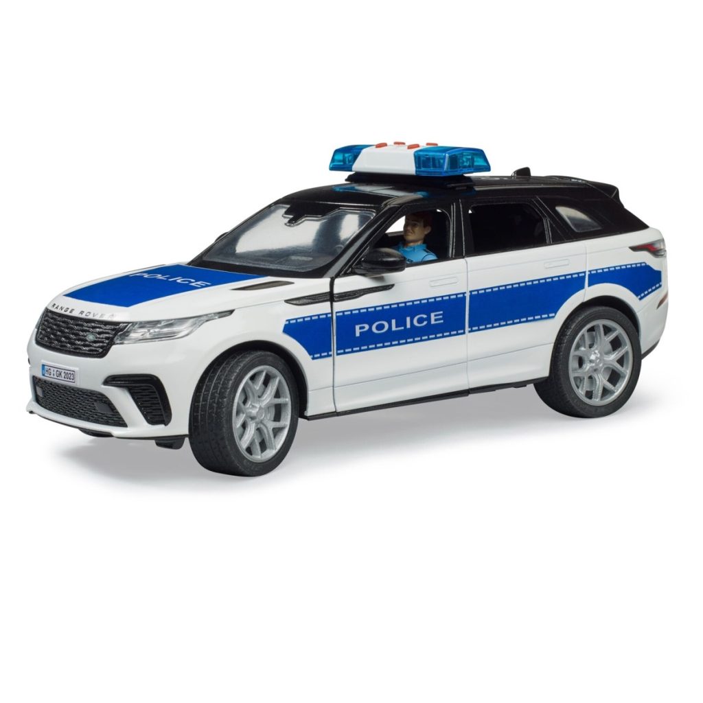 BRUDER 02890 Range Rover Velar, policajné auto s policajtom ...
